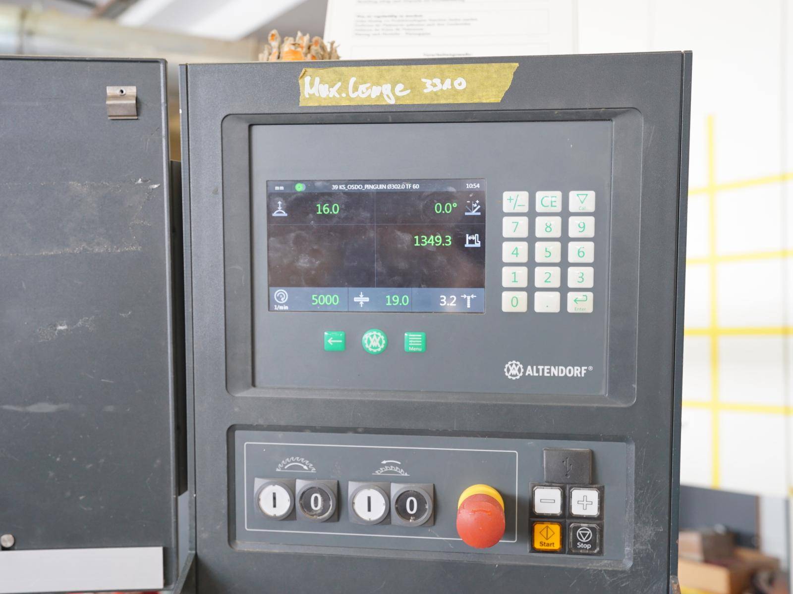 Auktion ALTENDORF Formatkreissäge F45 EVODRIVE