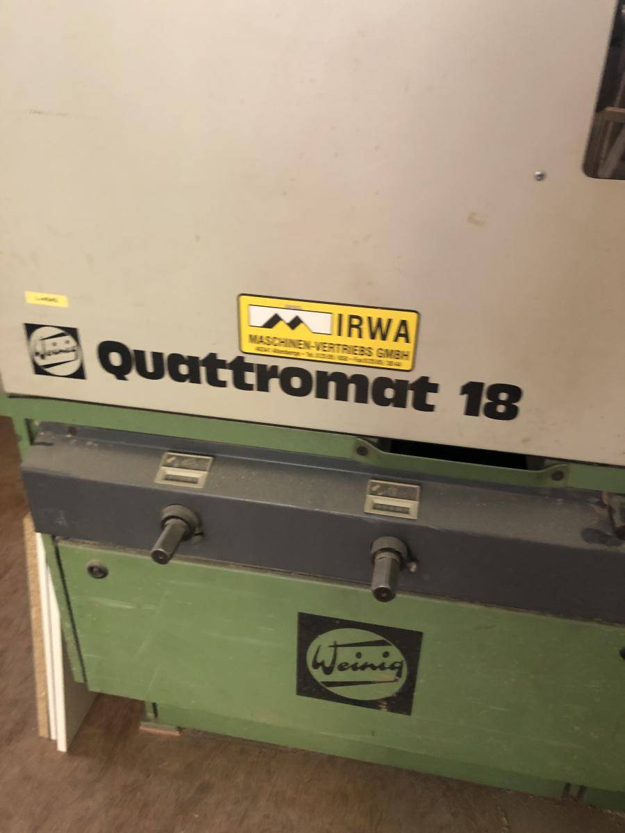 Four side planer WEINIG QUATTROMAT 18 buy second-hand