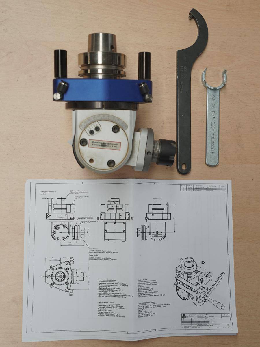 FORMAT 4 Aggregates for CNC SCHWENKAGGREGAT 300-24-005 buy second-hand