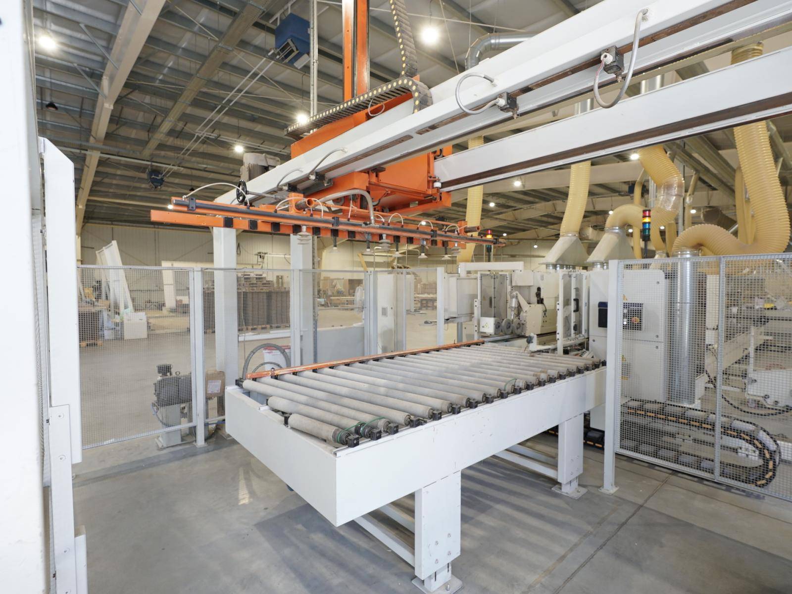 STEFANI Four-sided sizing and edgebanding line EVOLUTION SSB buy second-hand