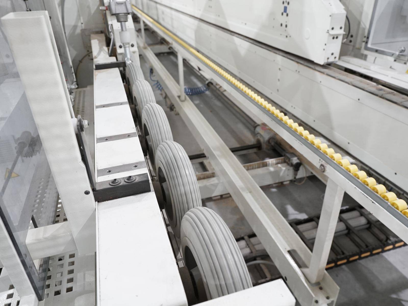 STEFANI Four-sided sizing and edgebanding line EVOLUTION SSB buy second-hand