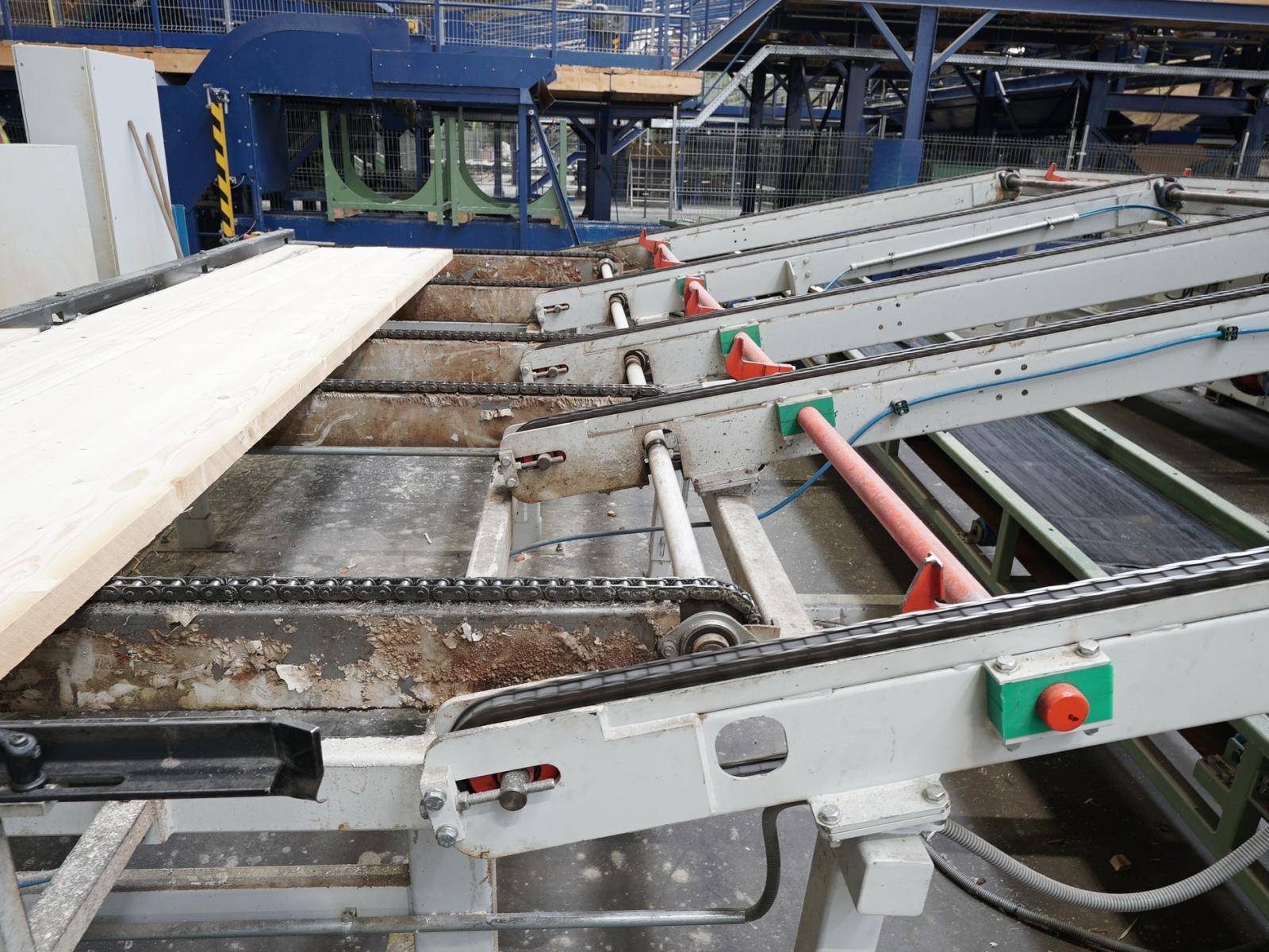 WEINIG Planing line with automatic infeed and automatic destacking HYDROMAT 3000 buy second-hand