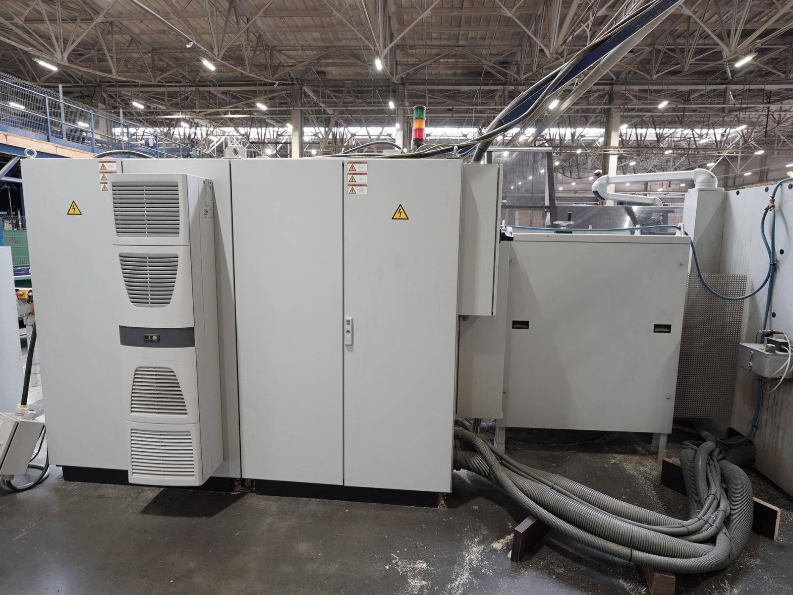 WEINIG Planing line with automatic infeed and automatic destacking ...