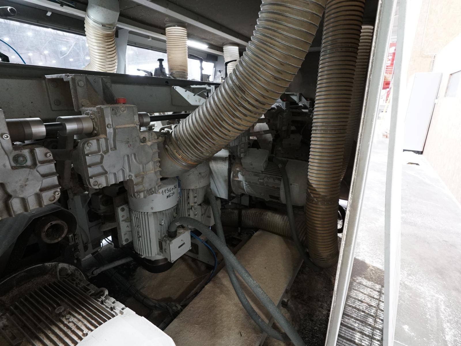 WEINIG Planing line with automatic infeed and automatic destacking ...