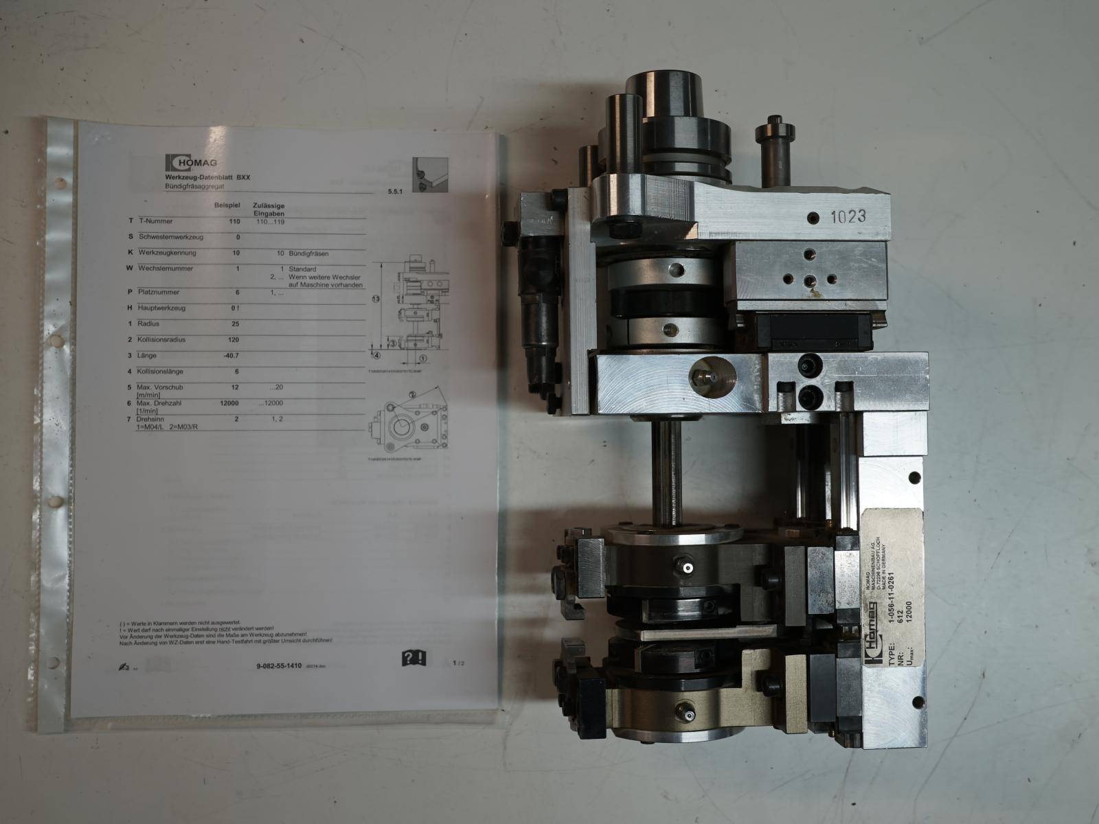Aggregates for CNC HOMAG BÜNDIGFRÄSEN buy second-hand