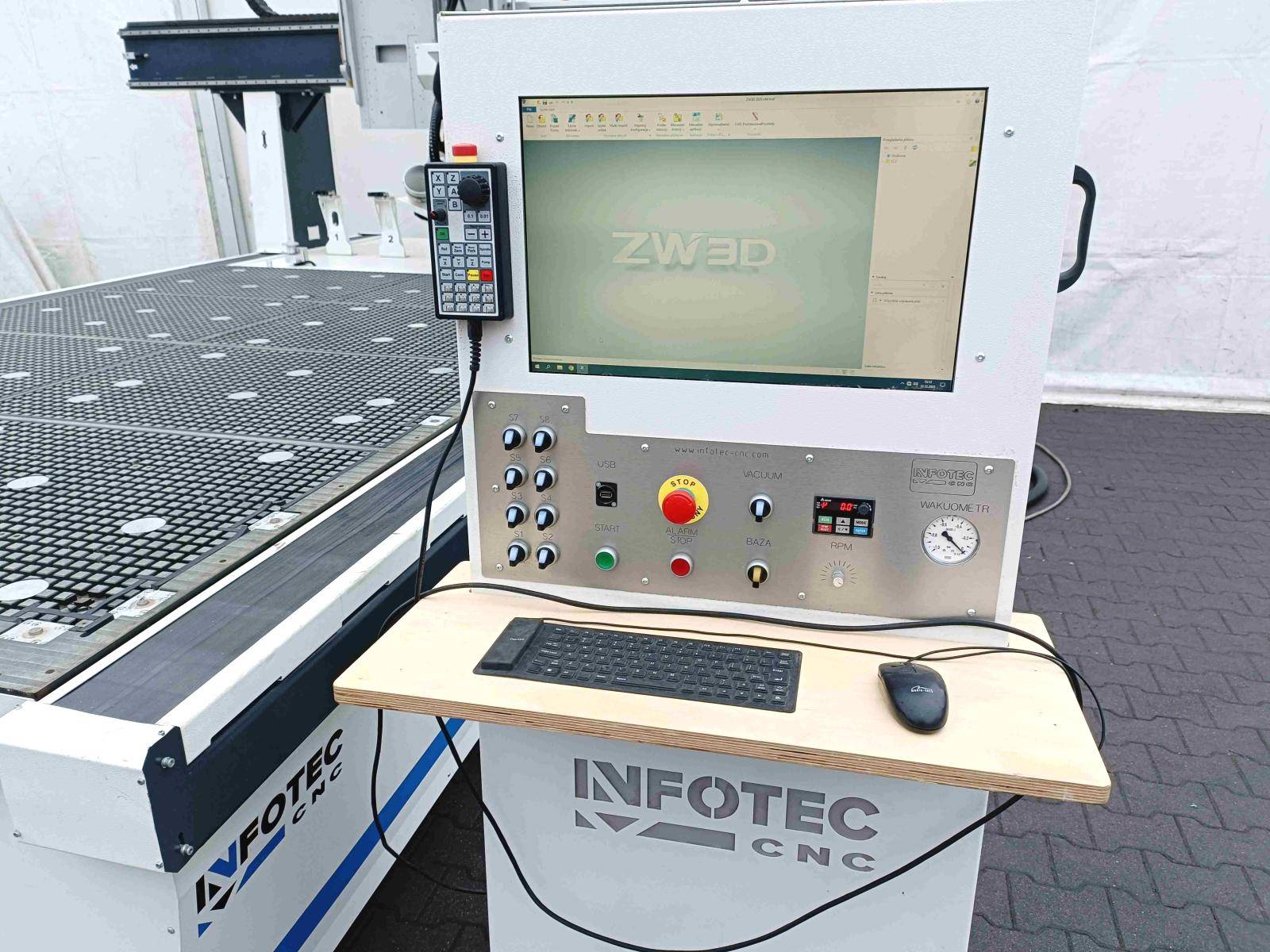 CNC machining centre CNC router INFOTEC PRO 3121 buy second-hand