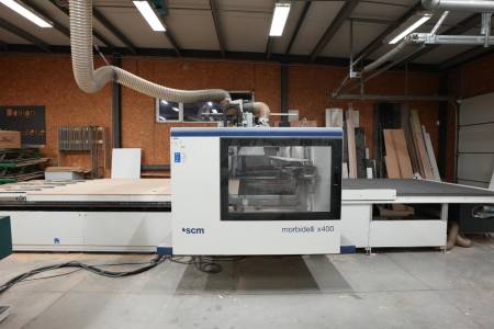 SCM 5 axes nesting machine MORBIDELLI X400 Cell buy second-hand