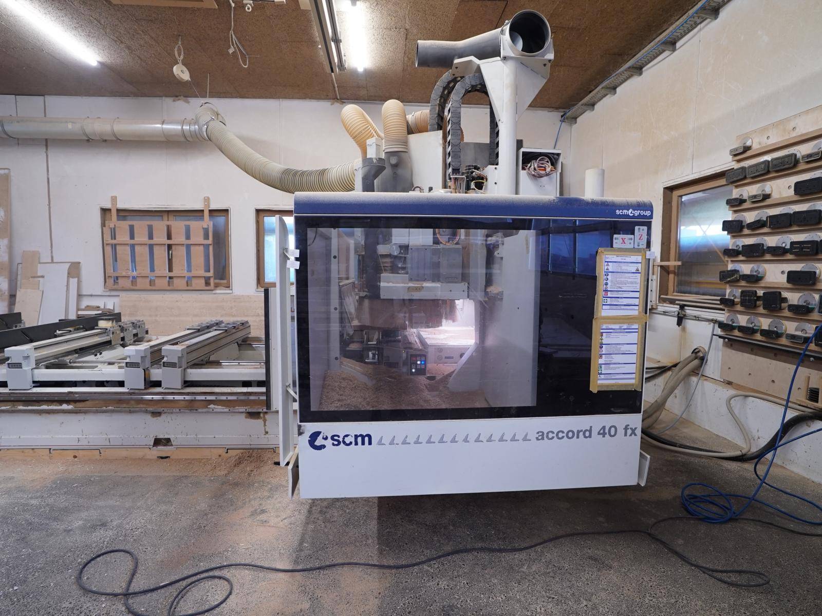 SCM 5-axes CNC router ACCORD 40 FX buy second-hand