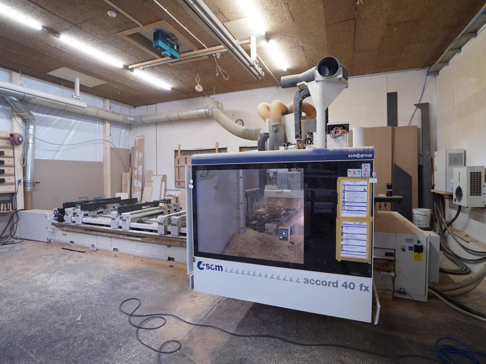SCM 5-axes CNC router ACCORD 40 FX buy second-hand