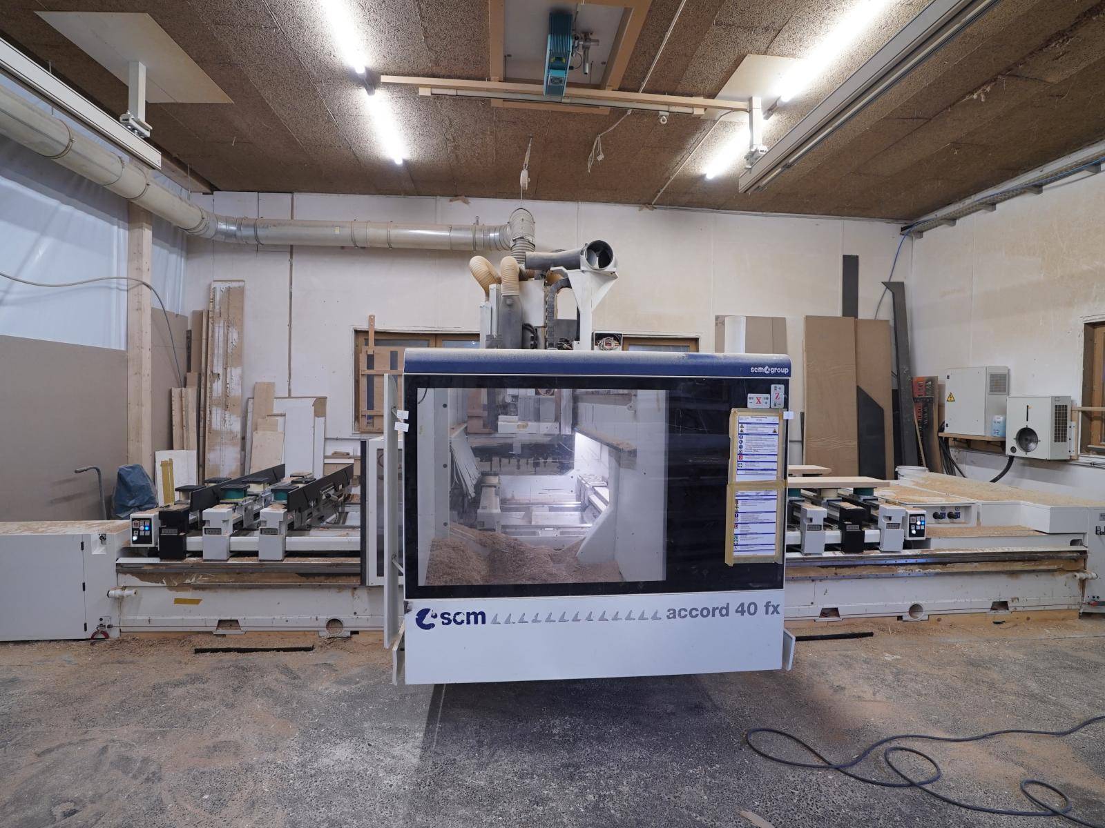 SCM 5-axes CNC router ACCORD 40 FX buy second-hand