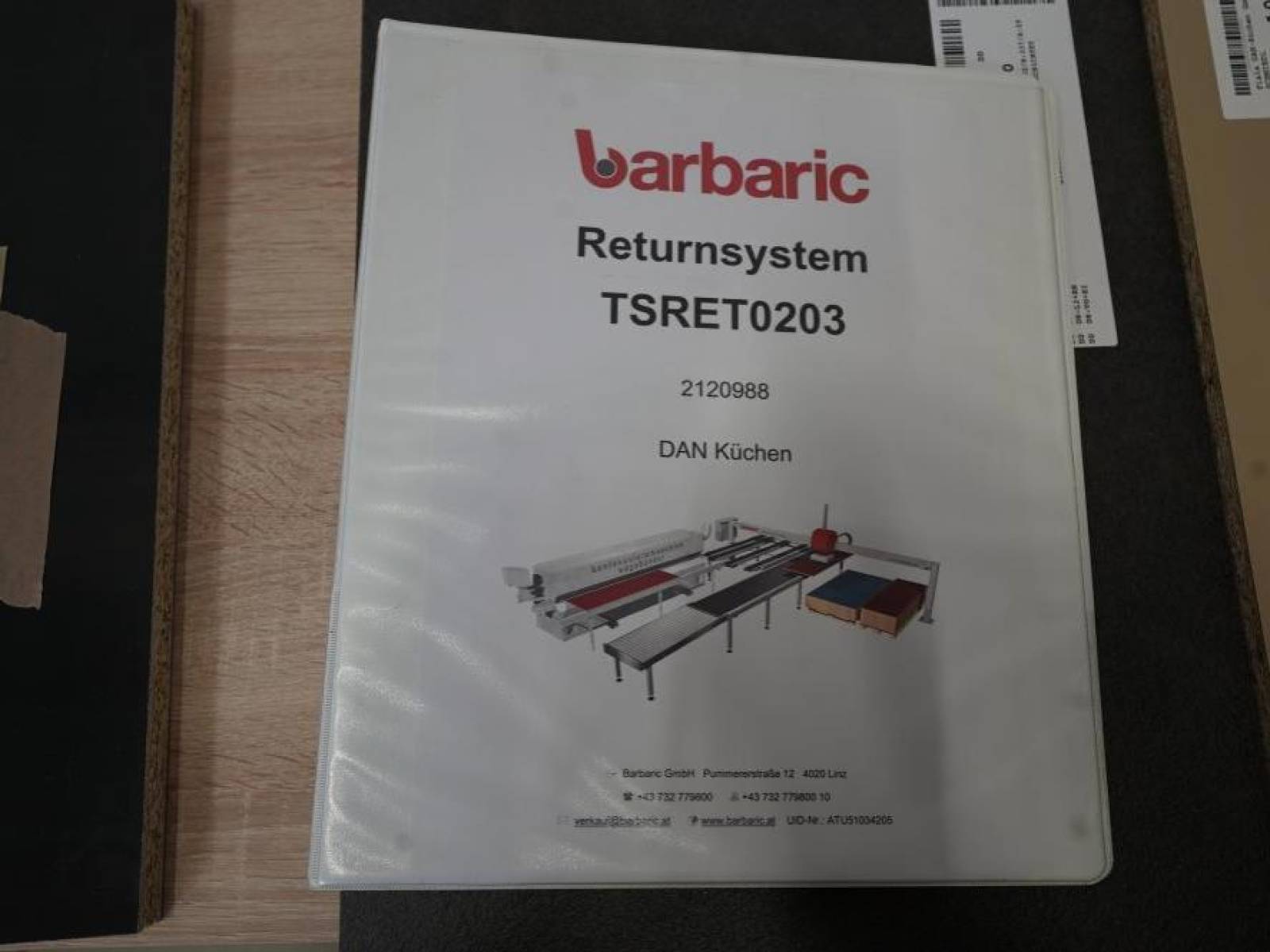 BARBARIC Workpiece return conveyor TSRET 02 buy second-hand