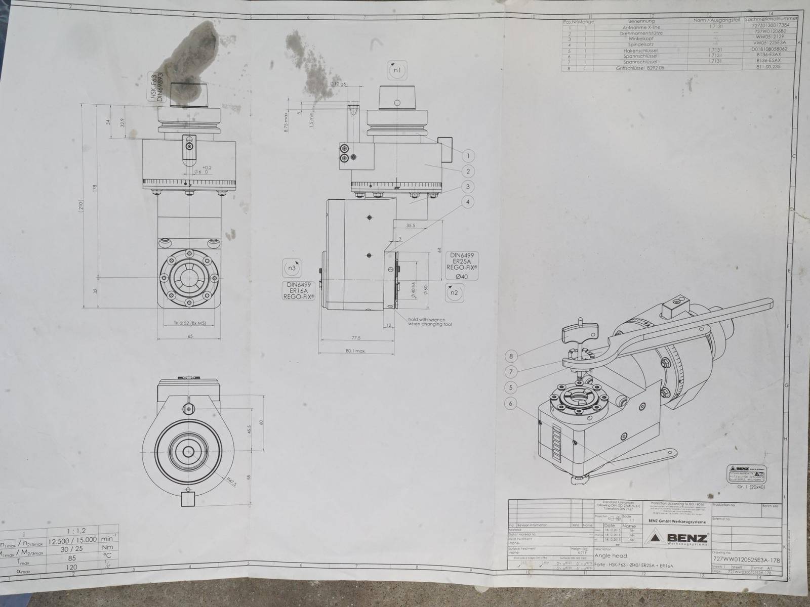 BENZ Aggregates for CNC CLASSIC LINE FORTE buy second-hand