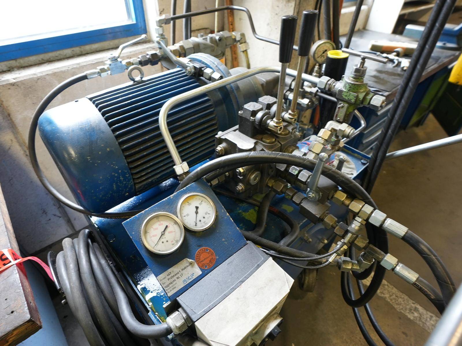 Cylinder test stand for hydraulic cylinders buy second-hand