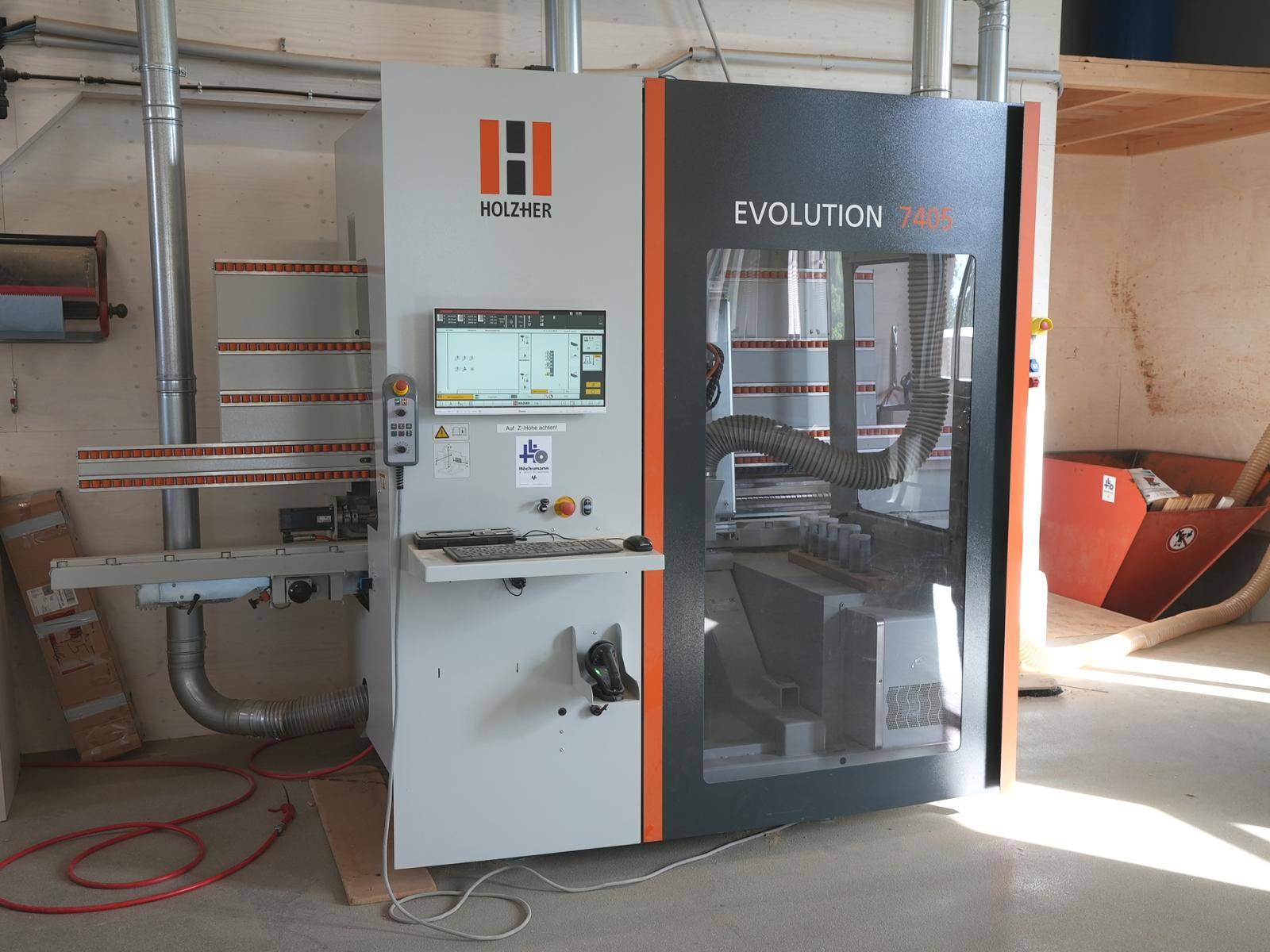 HOLZ-HER Vertical CNC machining centre EVOLUTION 7405 Connect buy second-hand