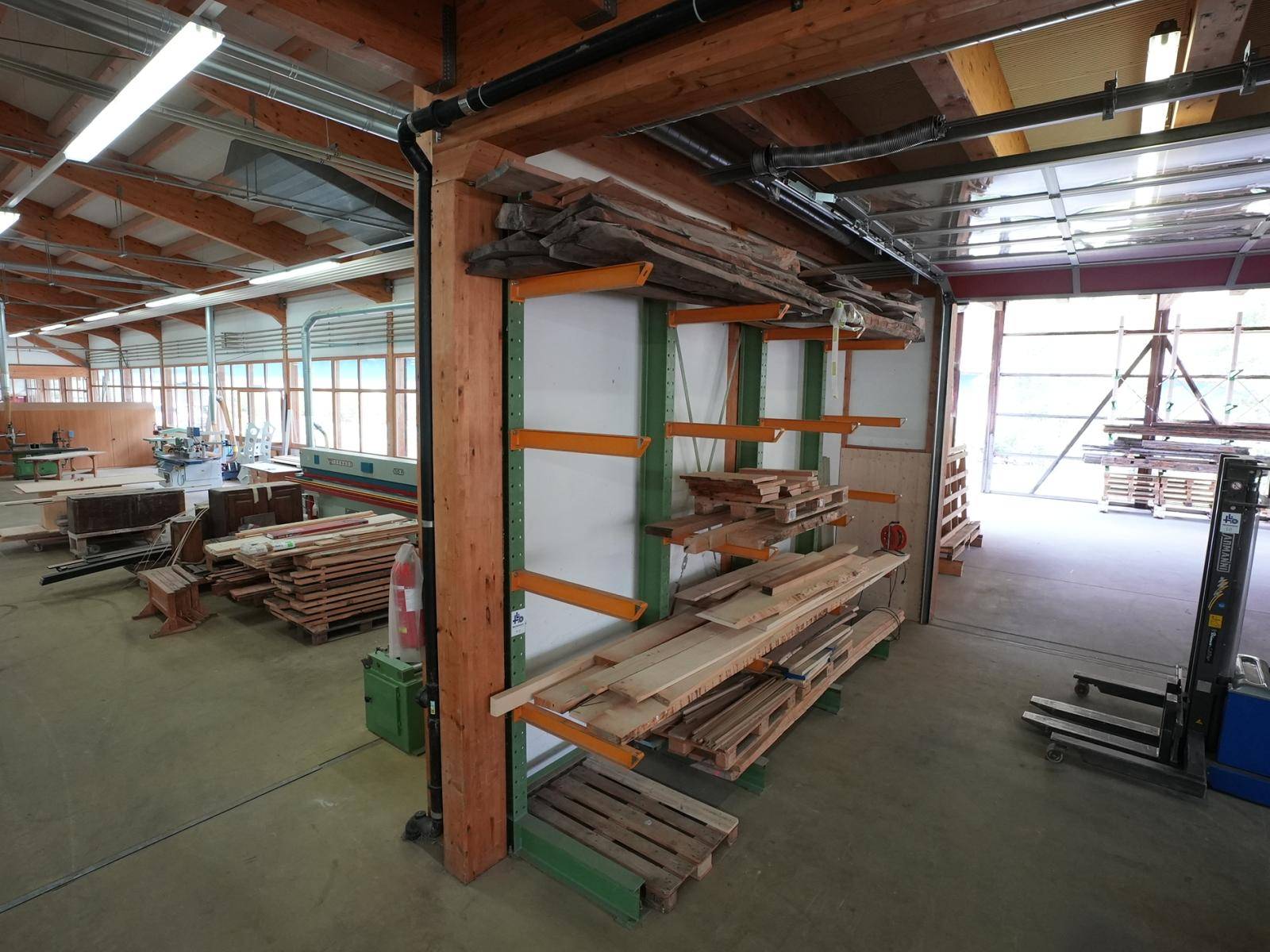 Solid wood + Fischer Kragarmregal/ Cantilever rack (Set) buy second-hand
