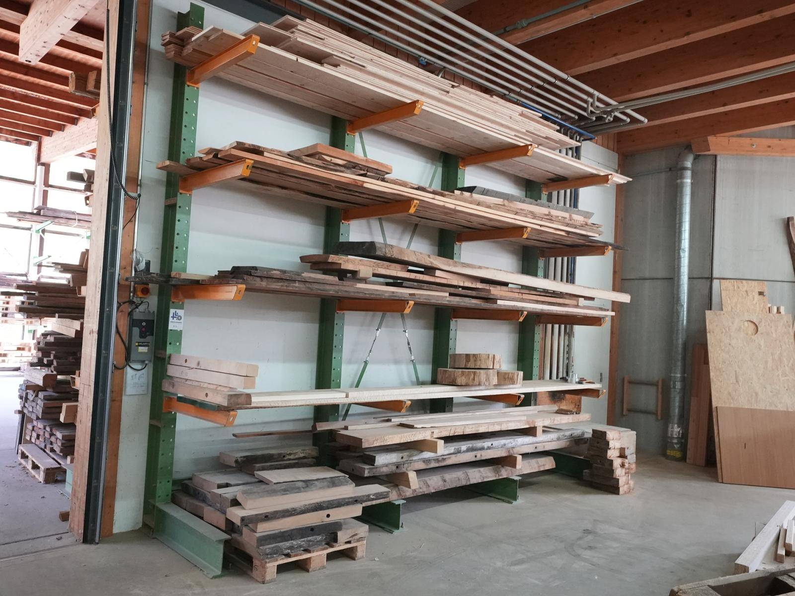 Solid wood + Fischer Kragarmregal / Cantilever rack (Set buy second-hand