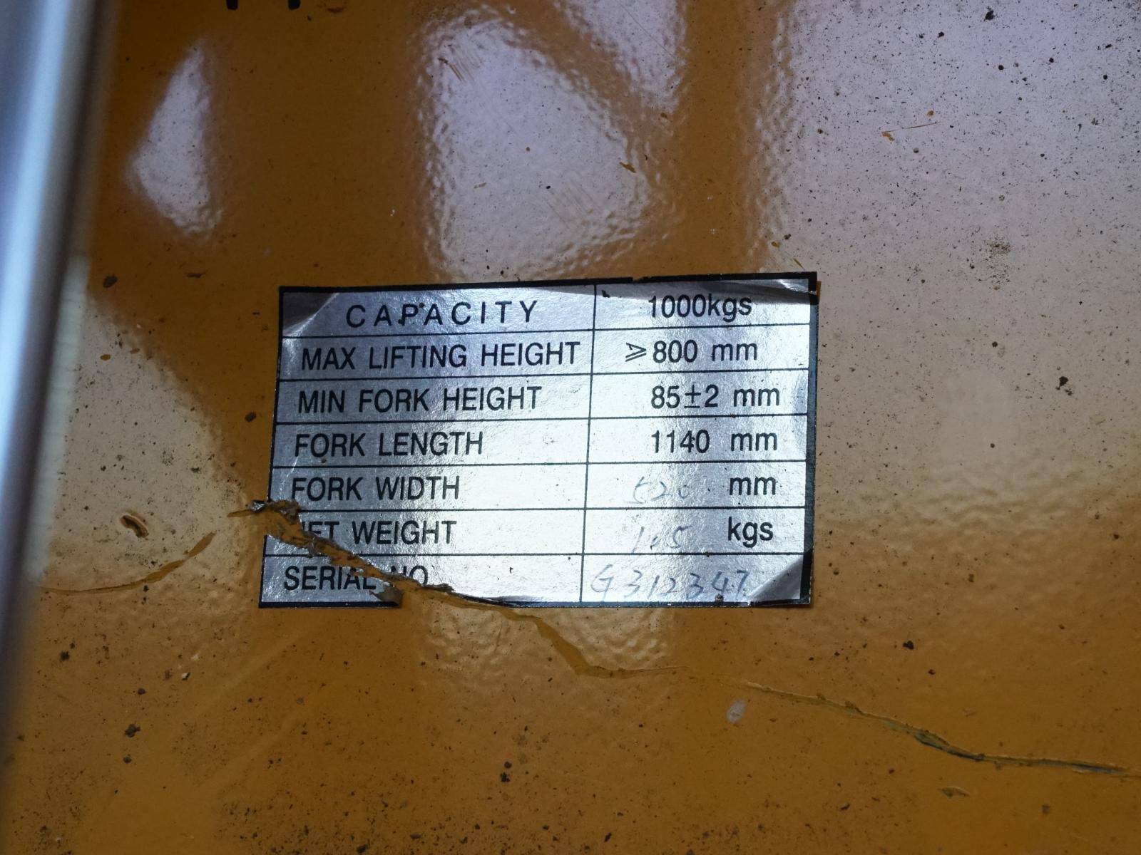 Hand pallet truck Set (2) buy second-hand