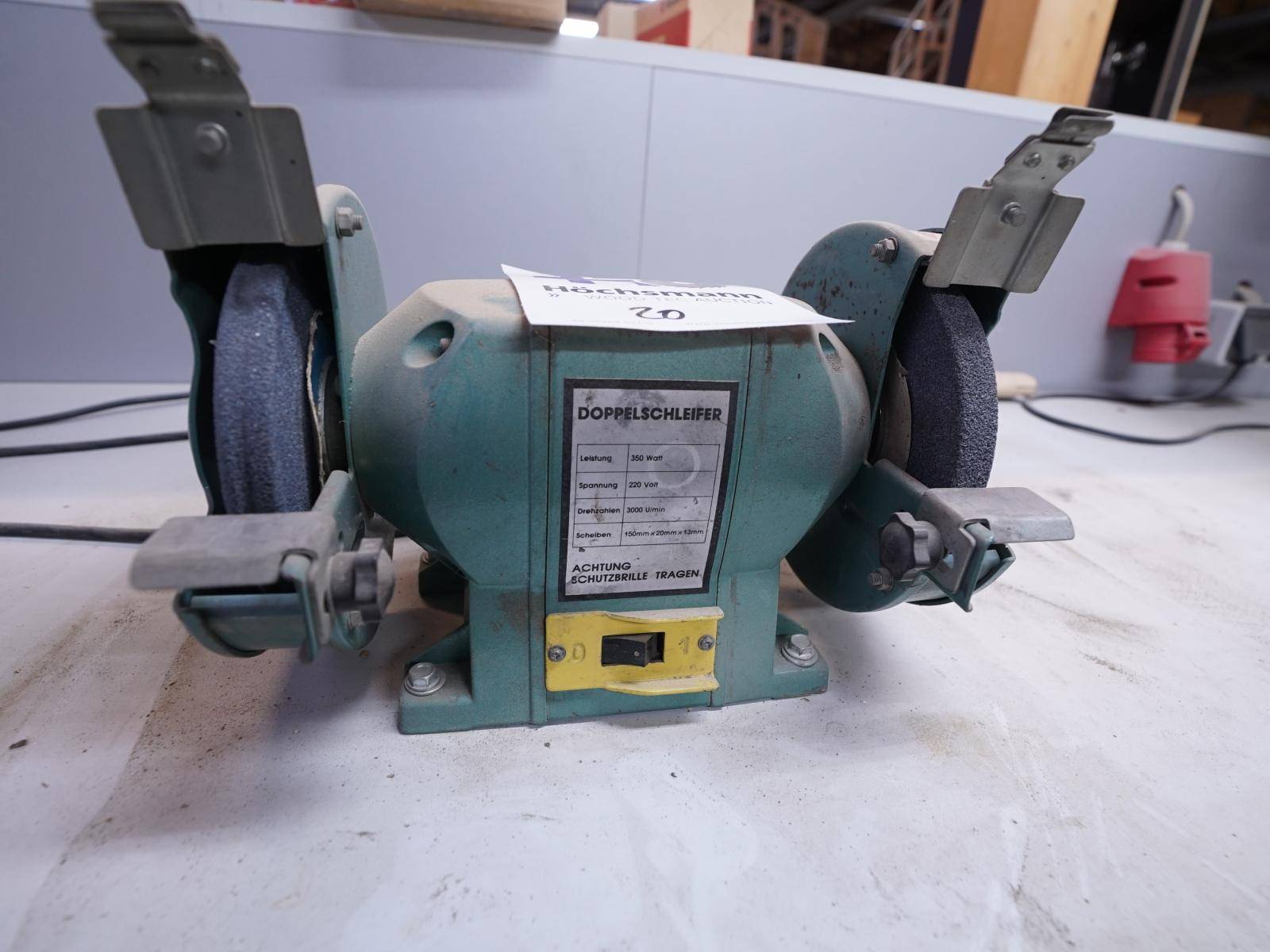 Auction 4.3.25: Double-wheeled bench grinder Set (2)