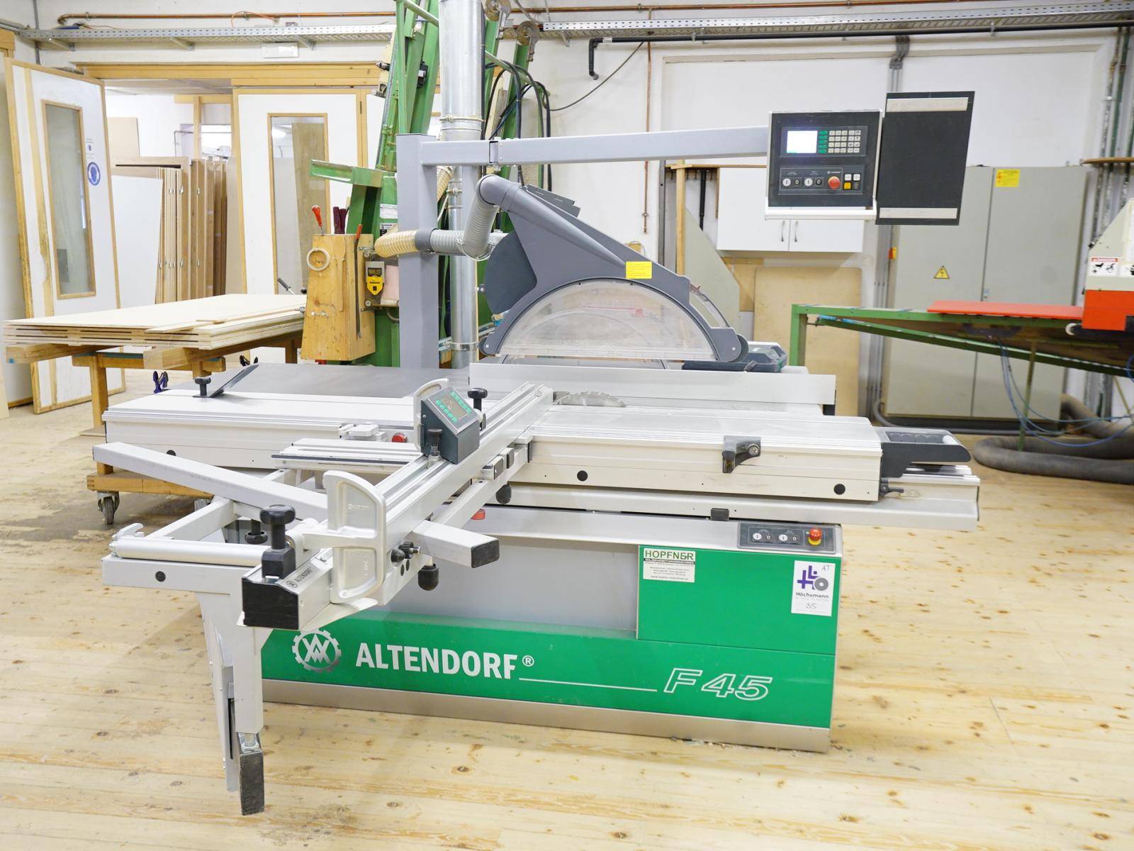 Auktion ALTENDORF Formatkreissäge F45