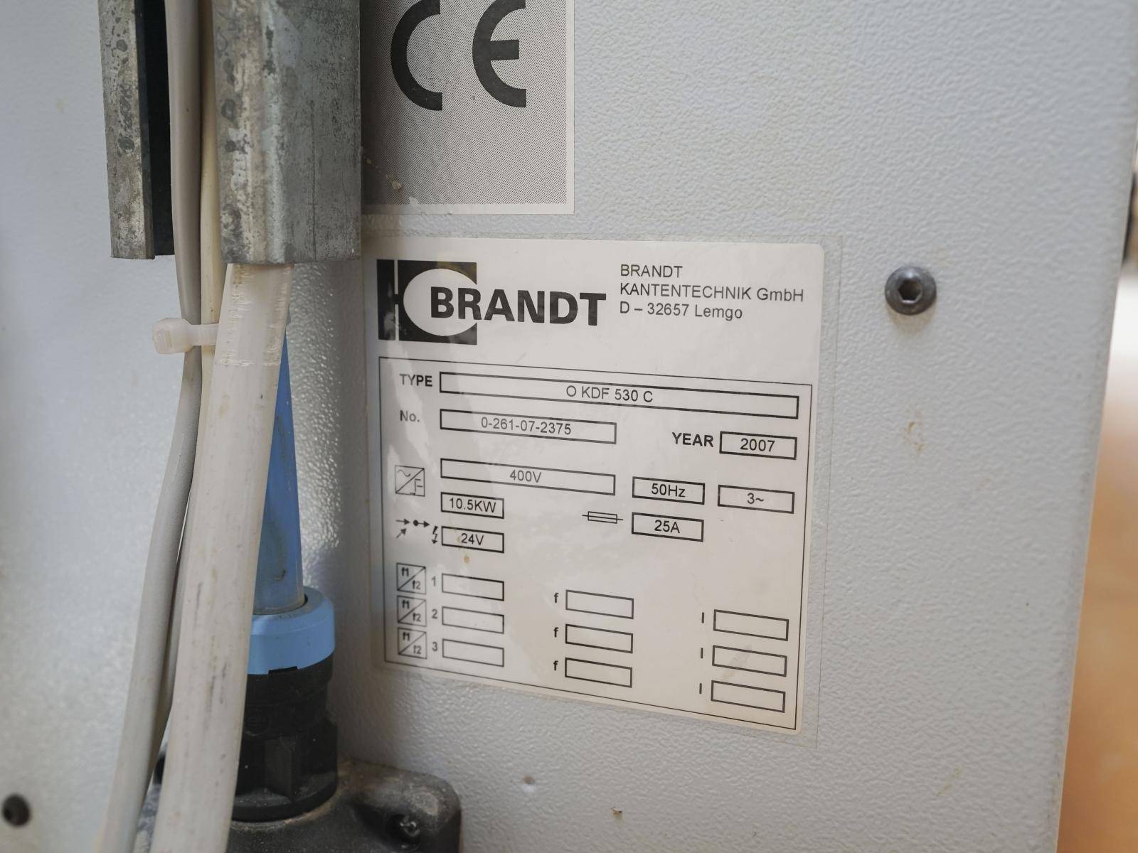 Auktion BRANDT Kantenanleimmaschine KDF 530 C