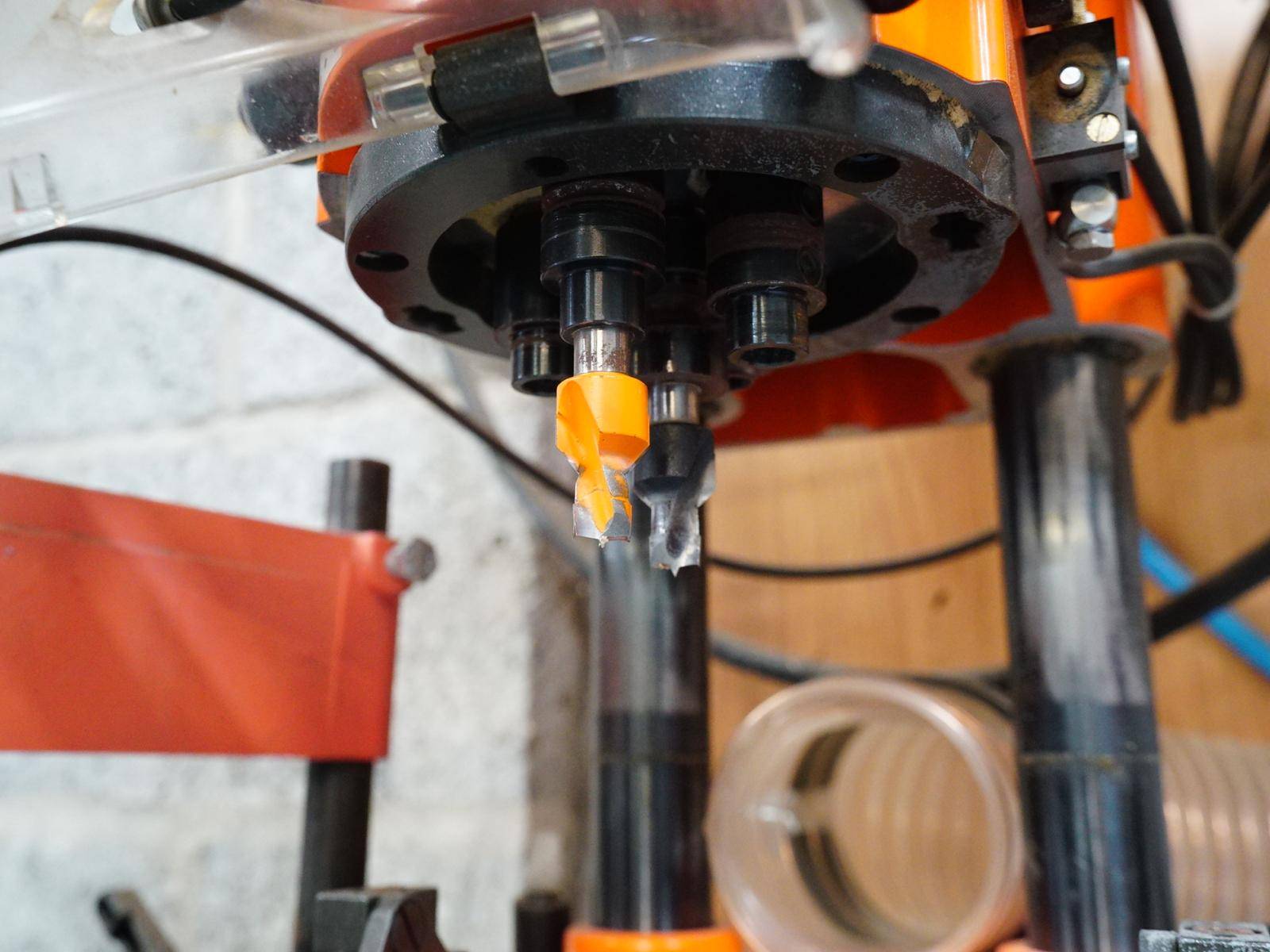 BLUM Hinge-hole boring machine MINIPRESS M51 P1000 buy second-hand