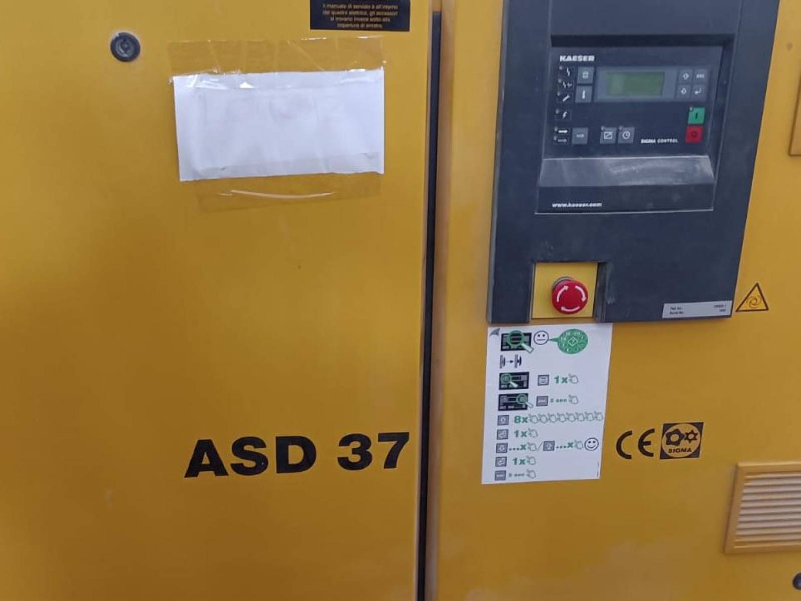 KAESER Screw compressor ASD 37 buy second-hand