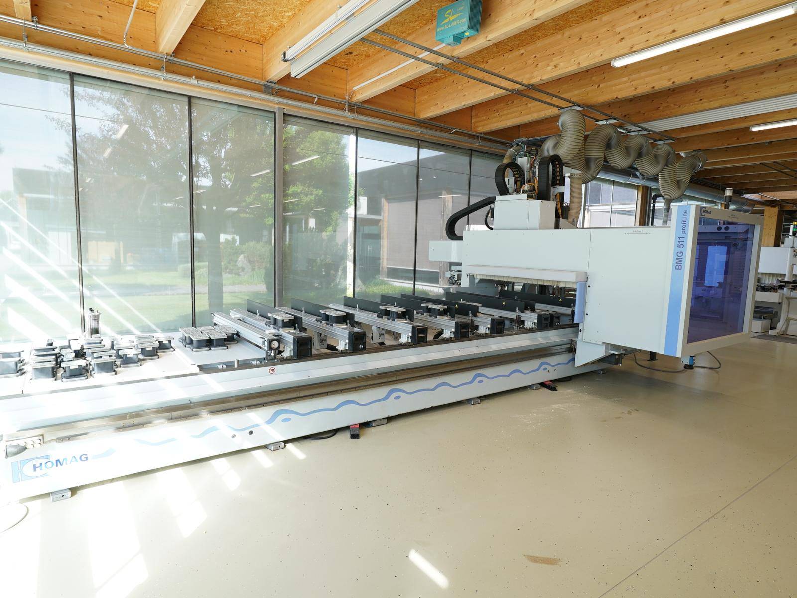 HOMAG 5-axes CNC router BMG 511 /40/12/F/K profiLine buy second-hand