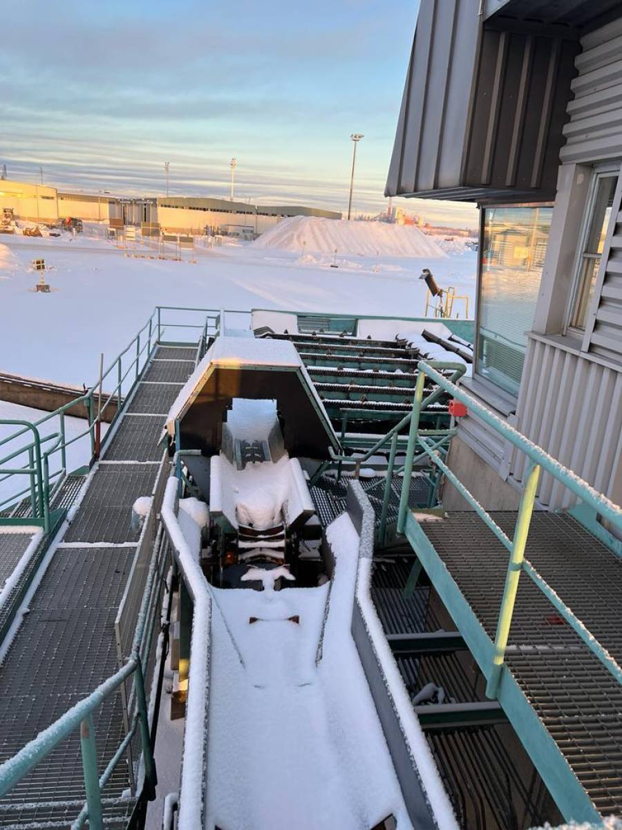 Sorting and stacking line für Rundholz, Finnos Fusion CU-2 + X-ray buy ...