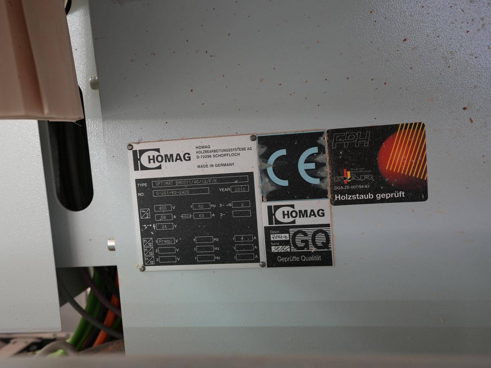 HOMAG 5-axes CNC router BMG 511 /40/12/F/K Optimat buy second-hand
