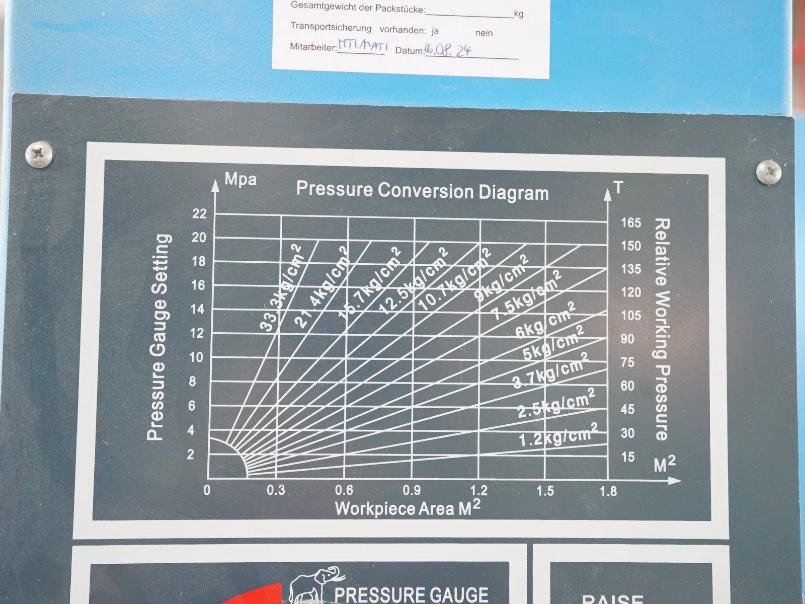 INTERWOOD Veneer press HOP GP510-120 T/1 buy second-hand