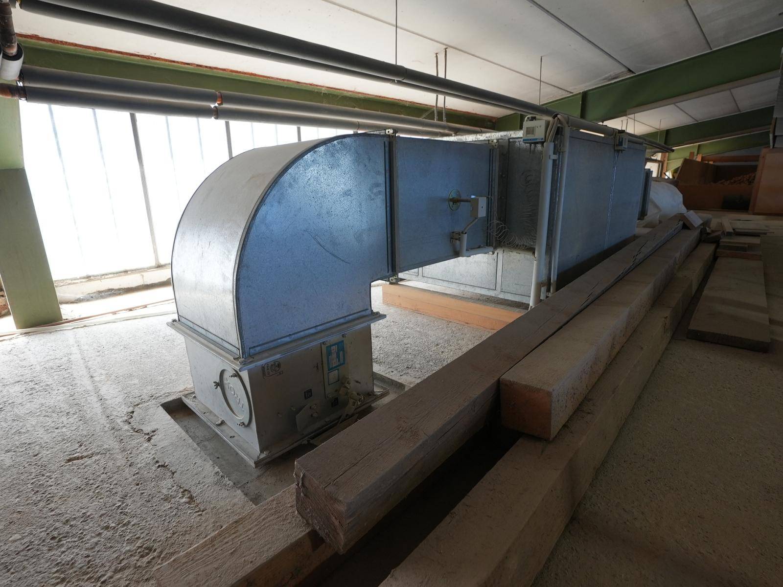 Paint spray extraction wall with inlet air unit buy second-hand