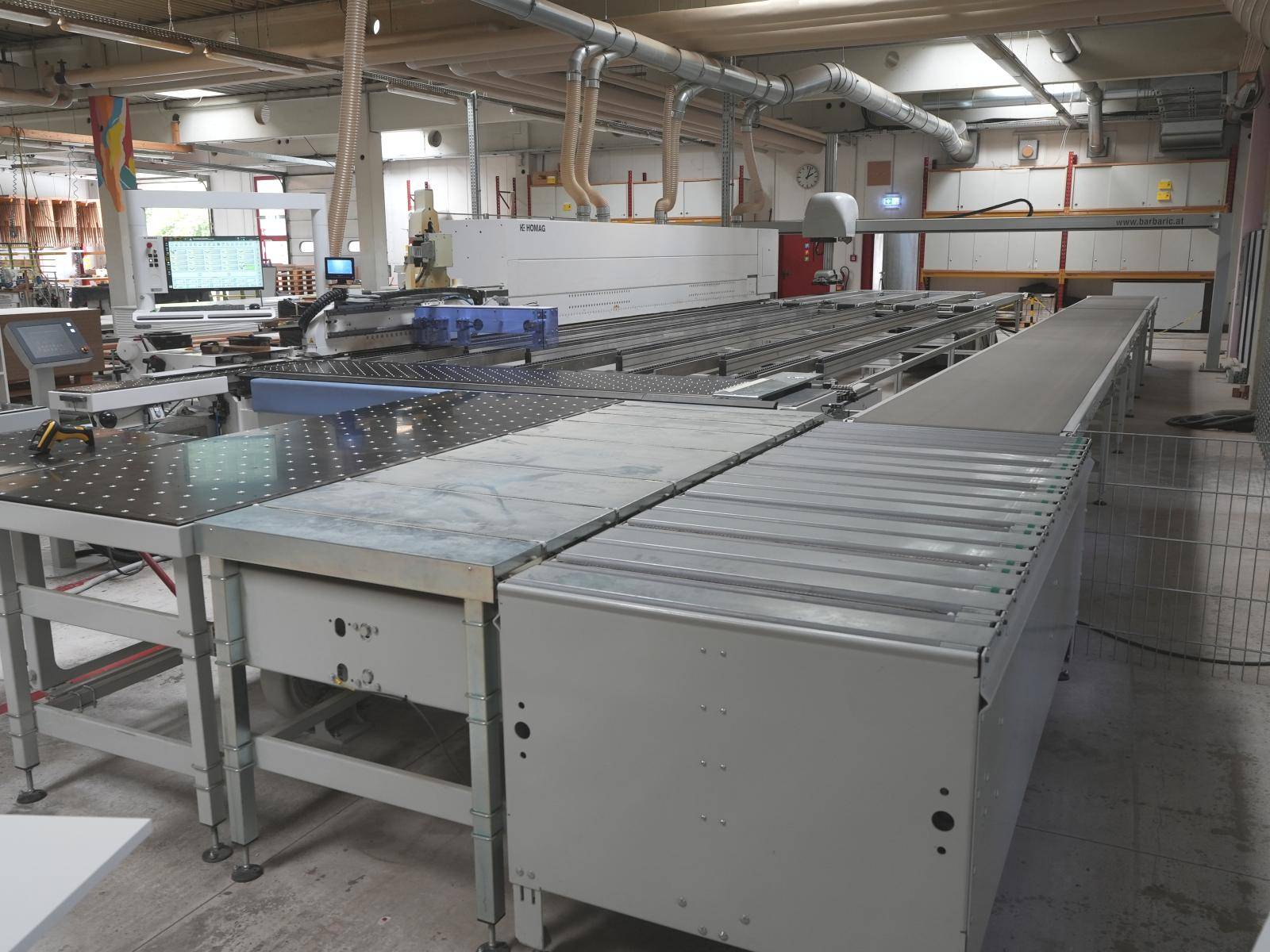 HOMAG Edgebander with backfeed EDGETEQ S -500 +XES 200+Barbaric Return ...