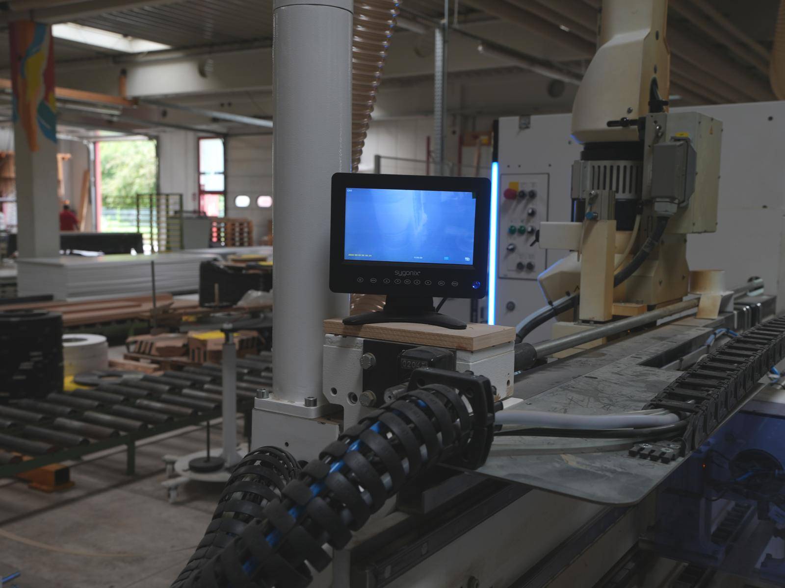 HOMAG Edgebander with backfeed EDGETEQ S -500 +XES 200+Barbaric Return ...