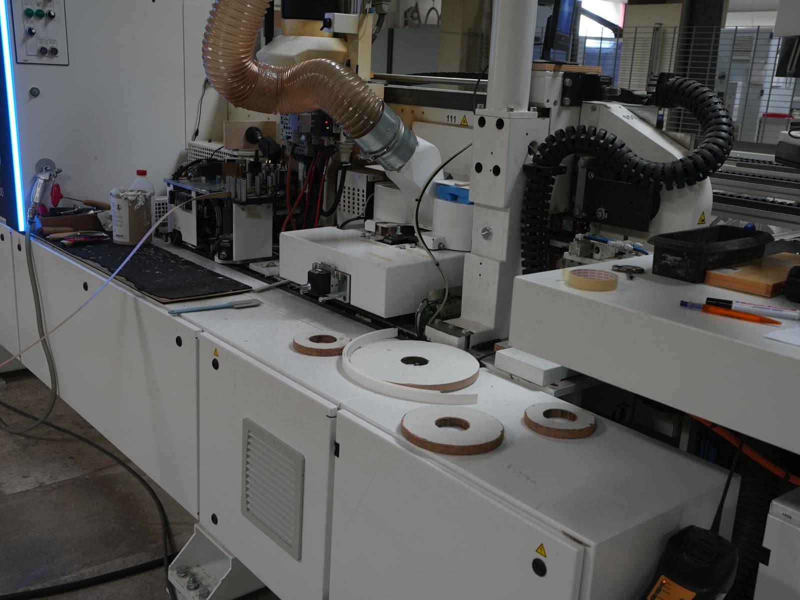 HOMAG Edgebander with backfeed EDGETEQ S -500 +XES 200+Barbaric Return ...