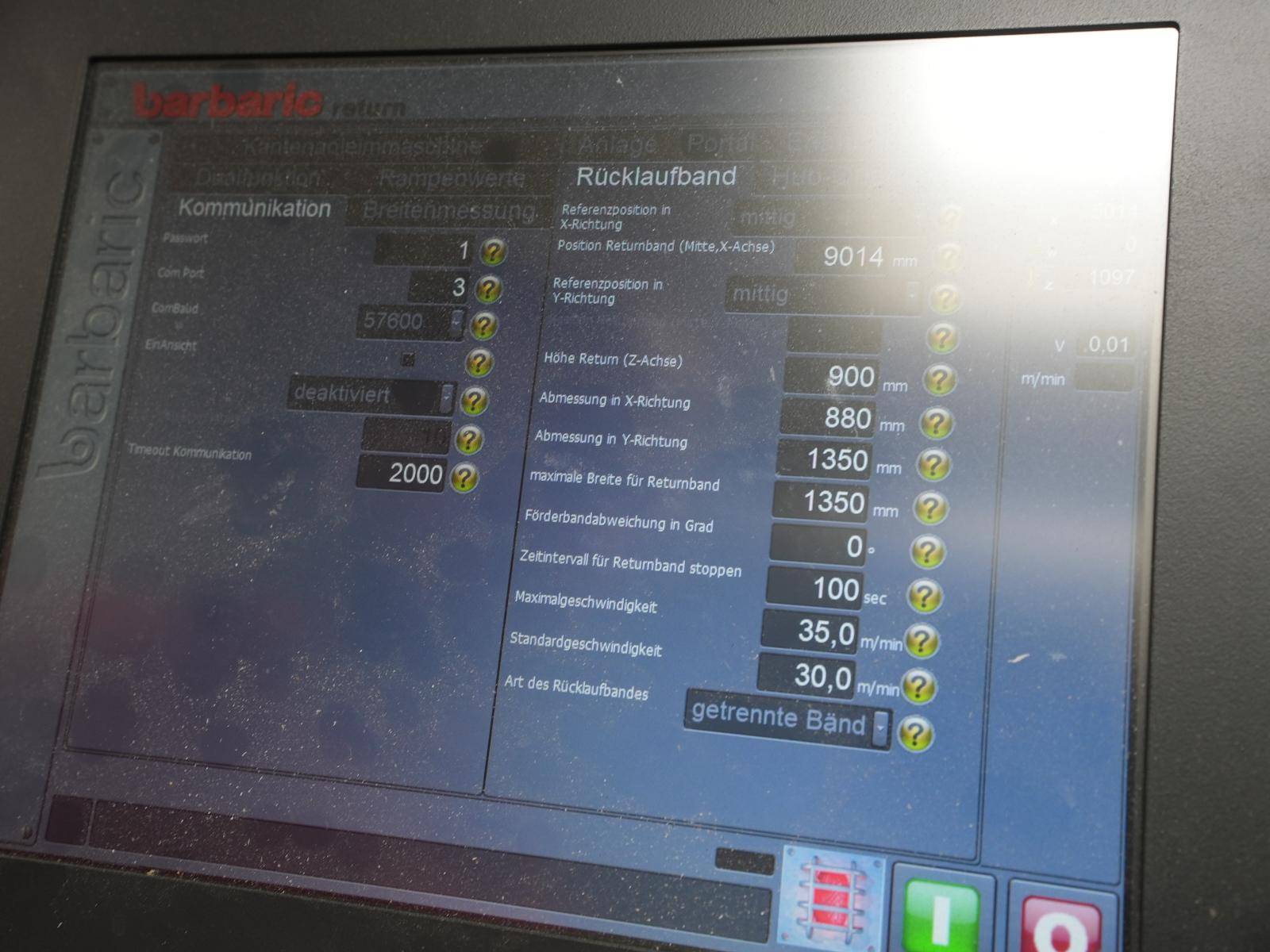 HOMAG Edgebander with backfeed EDGETEQ S -500 +XES 200+Barbaric Return ...