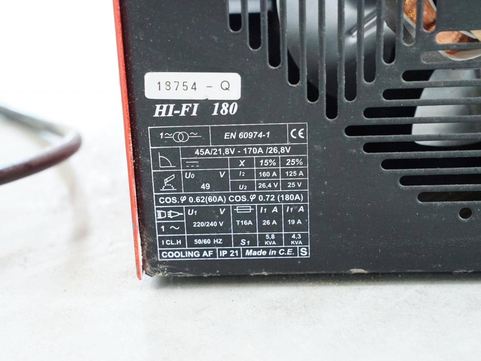 Welding machine FIMER 180 Turbo buy second-hand