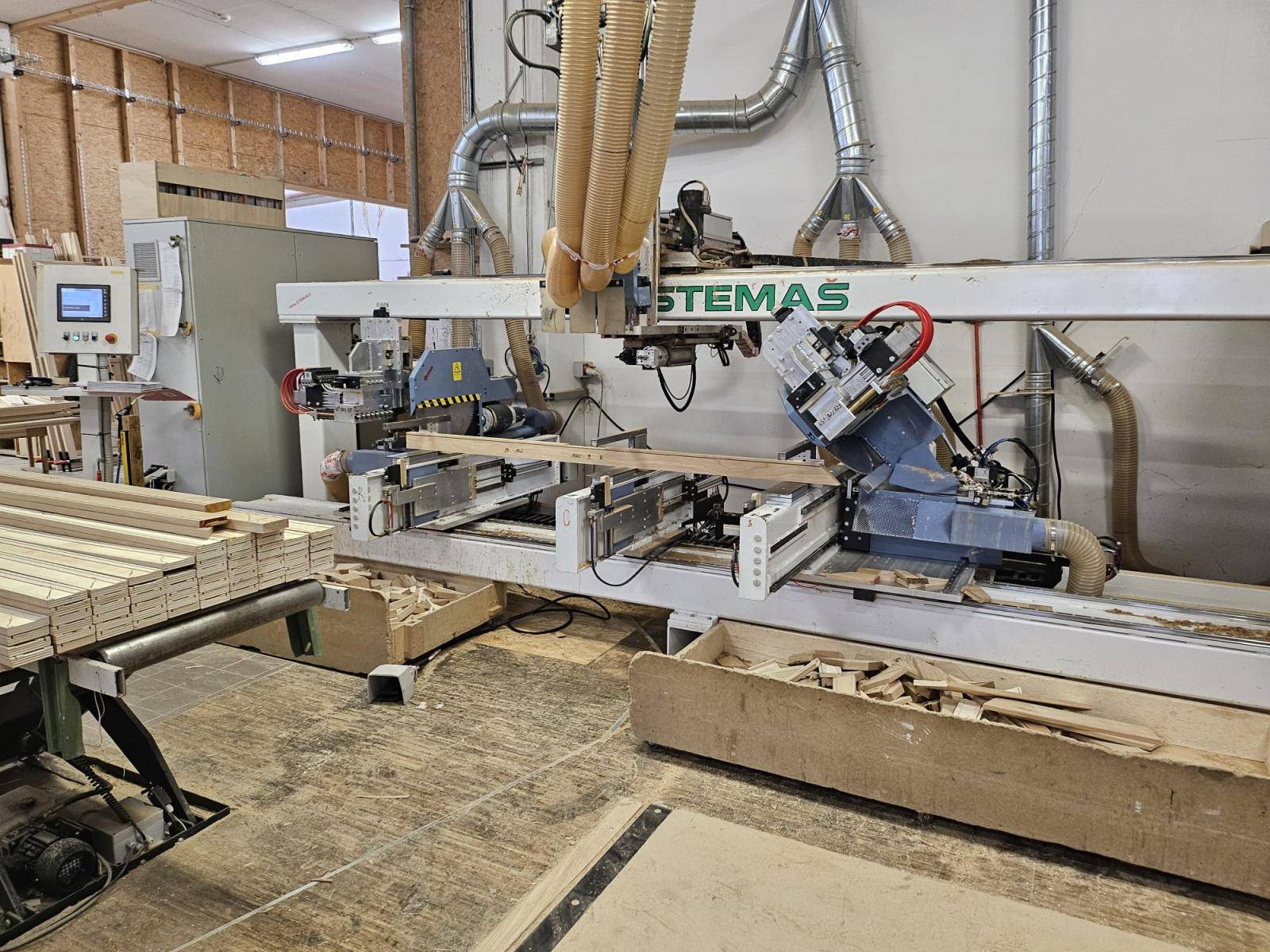 STEMAS Saw - boring - end-matching combination machine 01-C.L.F. buy ...