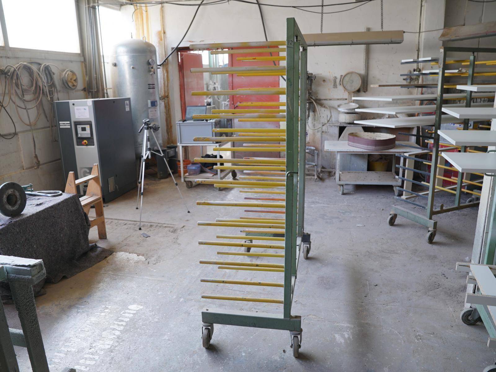 Paint drying trolley buy second-hand