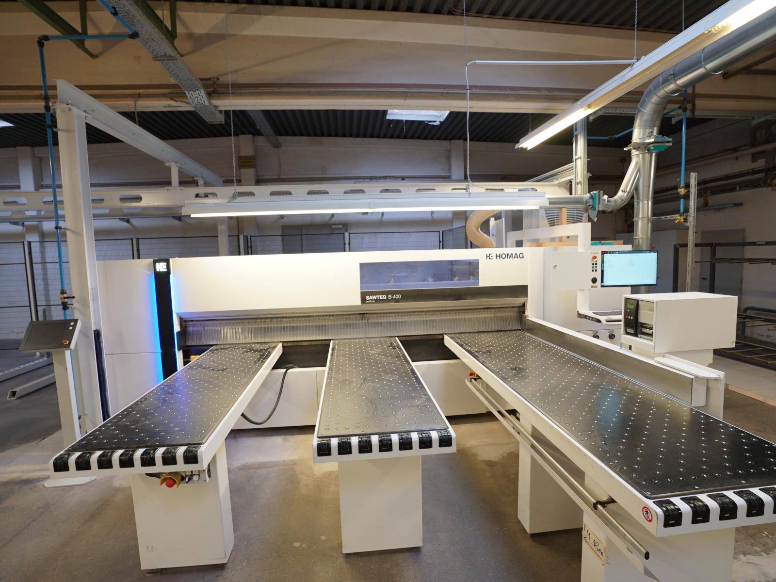 HOMAG Panel dividing saw with gantry vacuum loading system SAWTEQ B ...