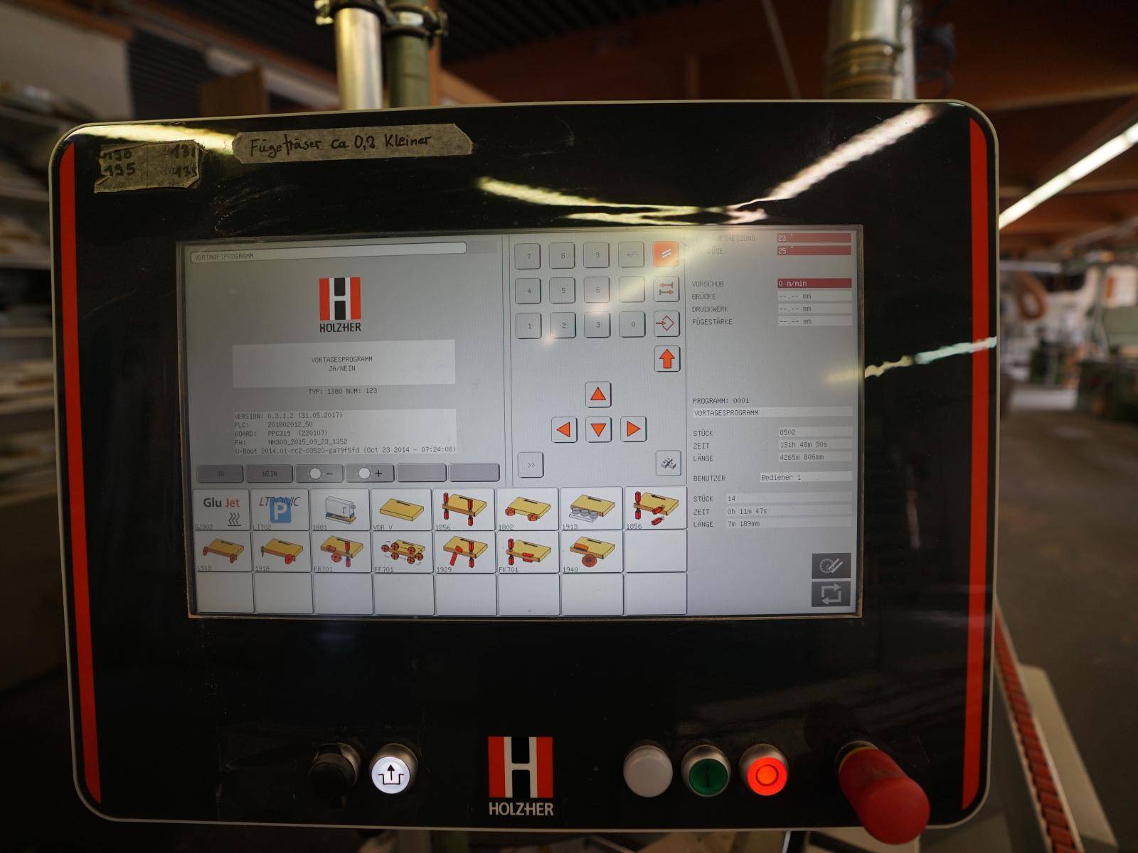 Auction HOLZ-HER Zero joint edgebanding machine LUMINA 1380