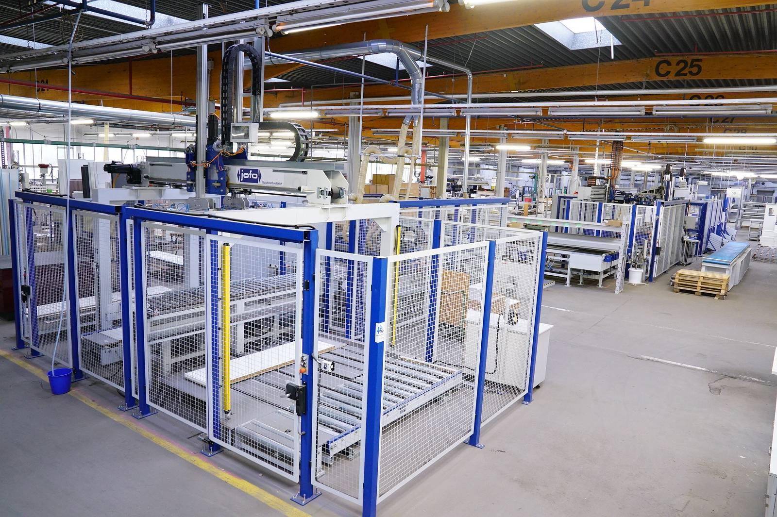 Carcase clamp Assembly line for carcass furniture JOFO buy second-hand