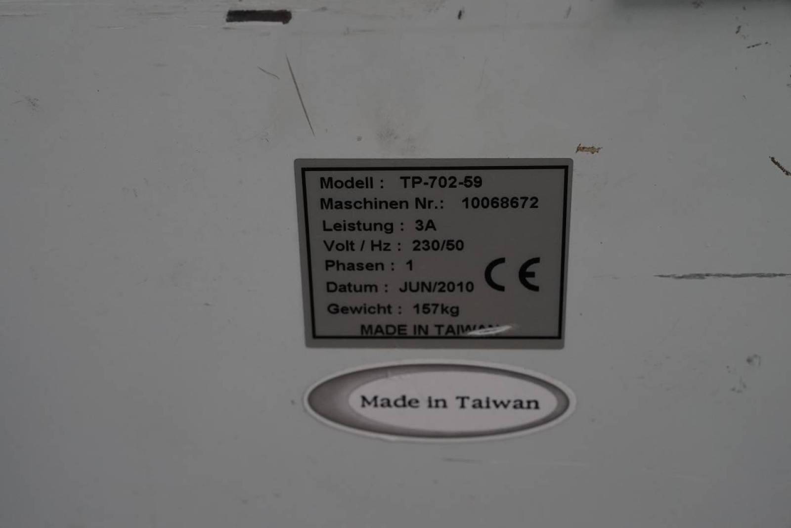 Auktion HELLBUT Umreifungsmaschine TP 702 -59