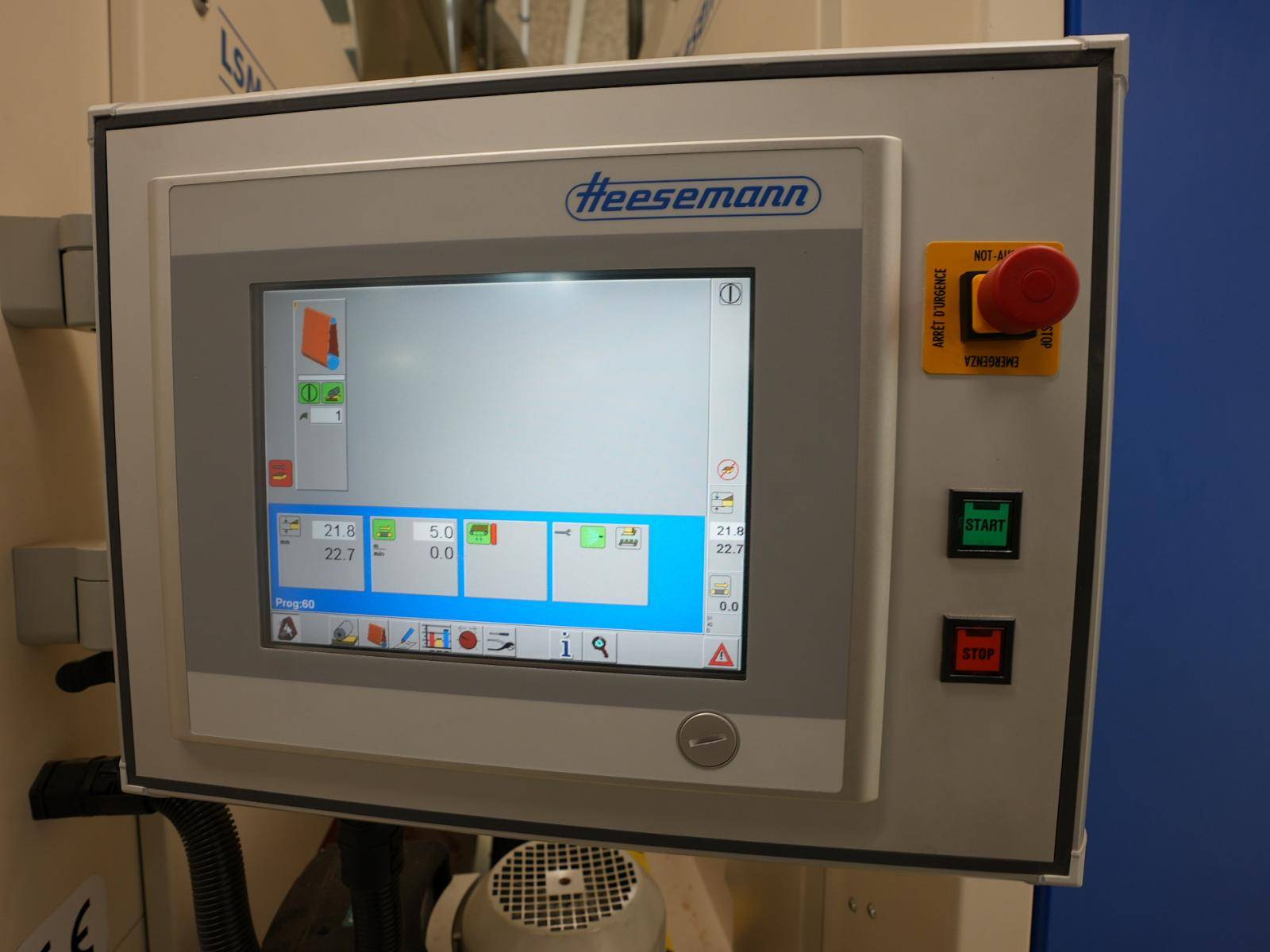 HEESEMANN Double-sided calibration sanding machine LSM 8 -S + LSM 8 U-S ...