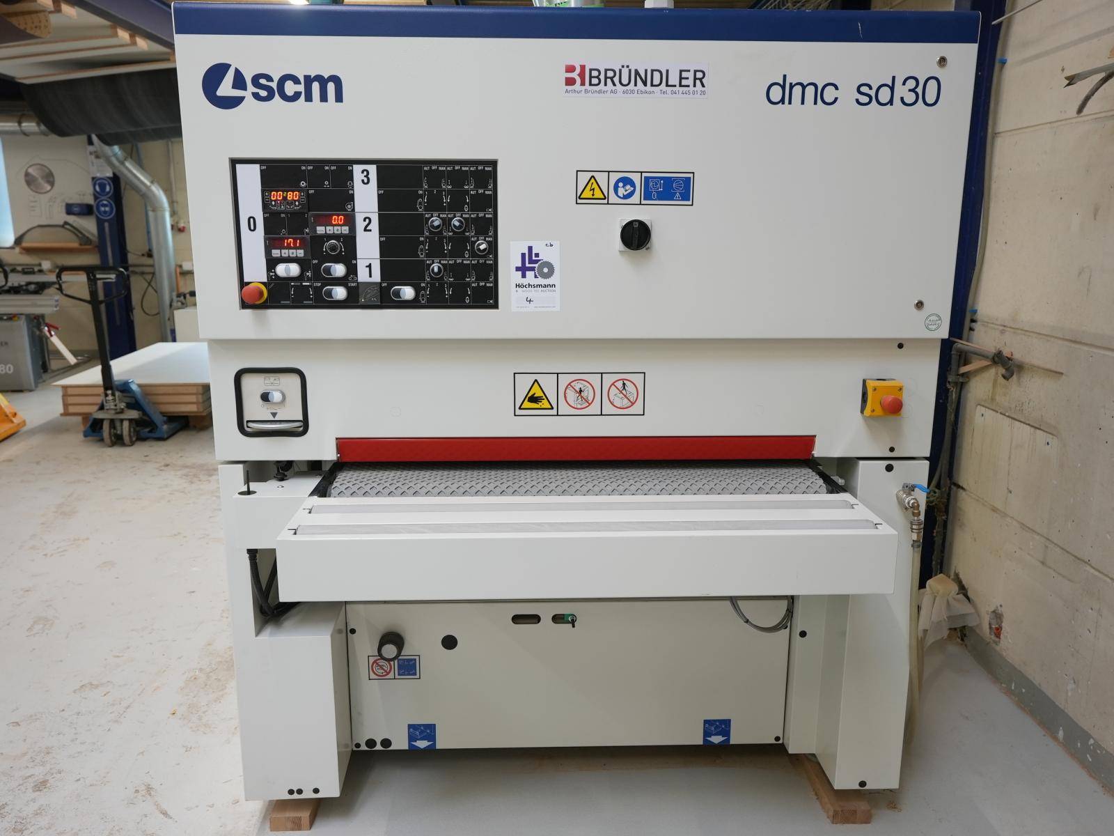 Auktion SCM Breitbandschleifmaschine DMC SD 30