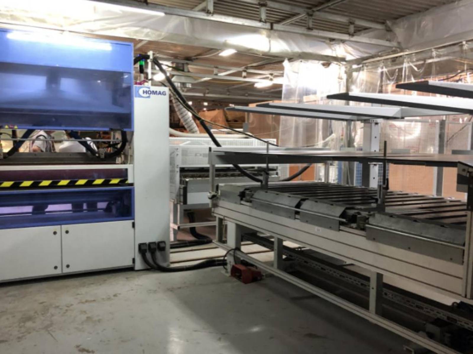 Laminating line HOMAG FKF 200 /13/WH/F buy second-hand