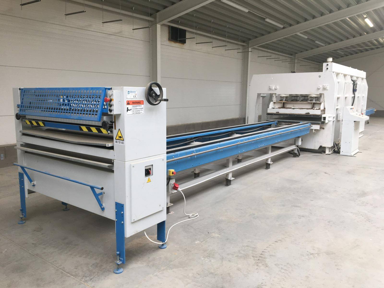 Feed-through veneer press Feed-through veneer press ORMA buy second-hand