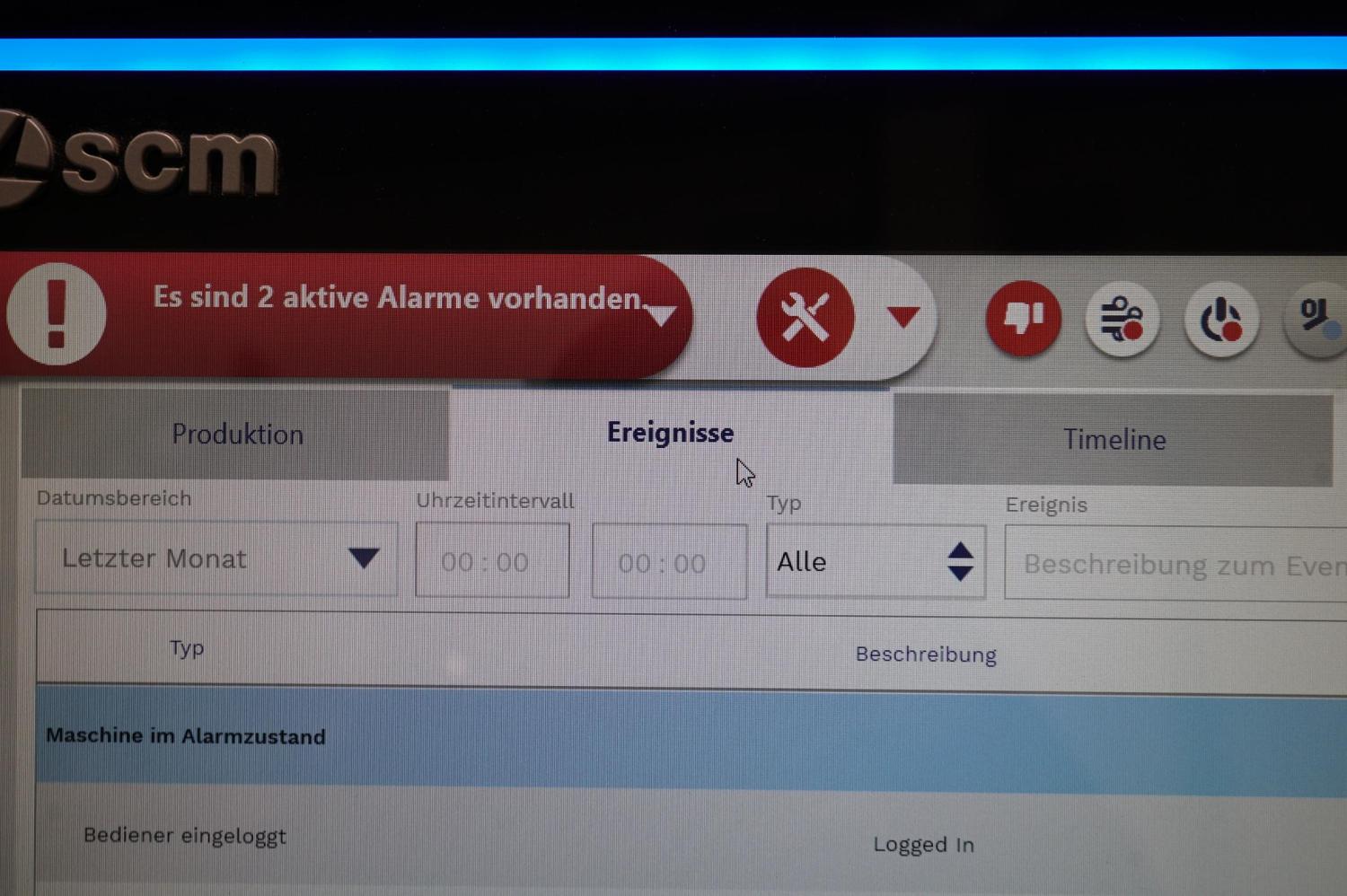 SCM MAESTRO ACTIVE CNC Operating hours - WOOD TEC PEDIA